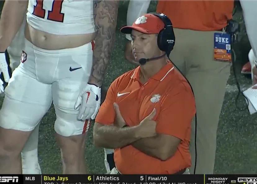 What Dabo Swinney had to say after Clemson's 28-7 loss to Duke ...