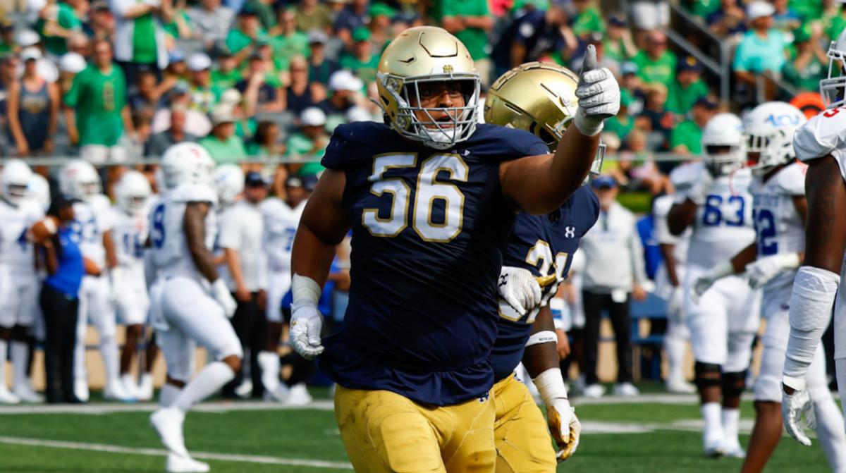 Notre Dame Lineman Howard Cross III Earns Two More All-American Honors ...