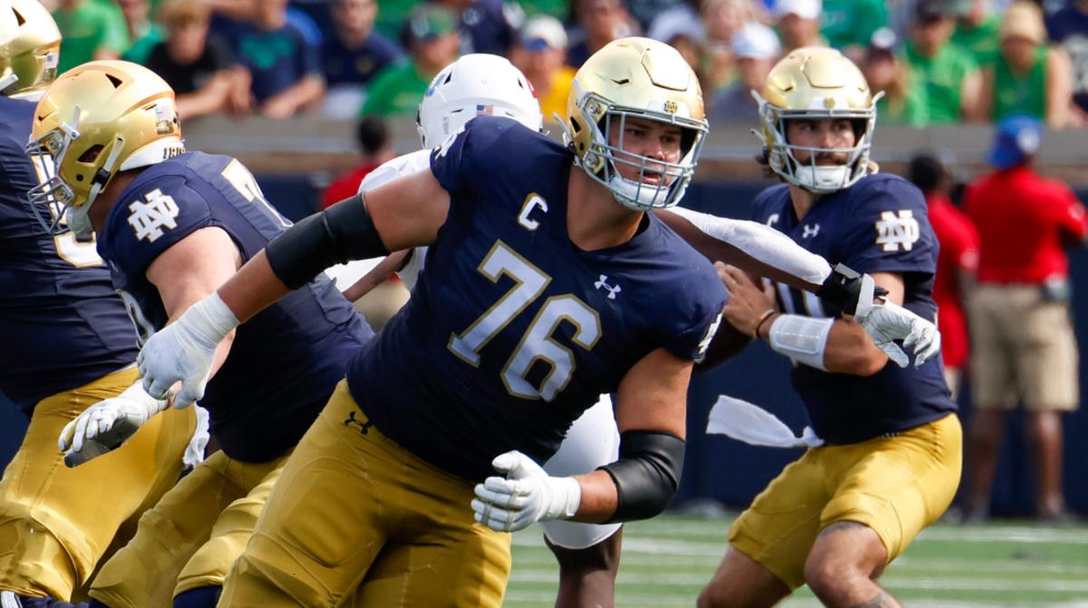 Notre Dame OL Joe Alt Goes Top 10 In Mel Kiper Jr. Mock Draft - Sports ...