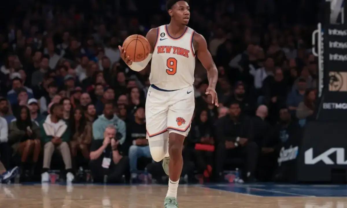 FIBA World Cup: New York Knicks' RJ Barrett Blocks Jalen Brunson, Josh Hart - Sports Illustrated ...