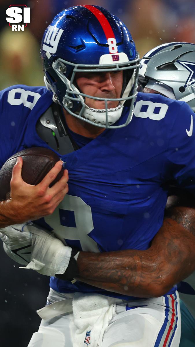 Daniel Jones Struggles Against Cowboys In 40-0 Loss - Sports Illustrated