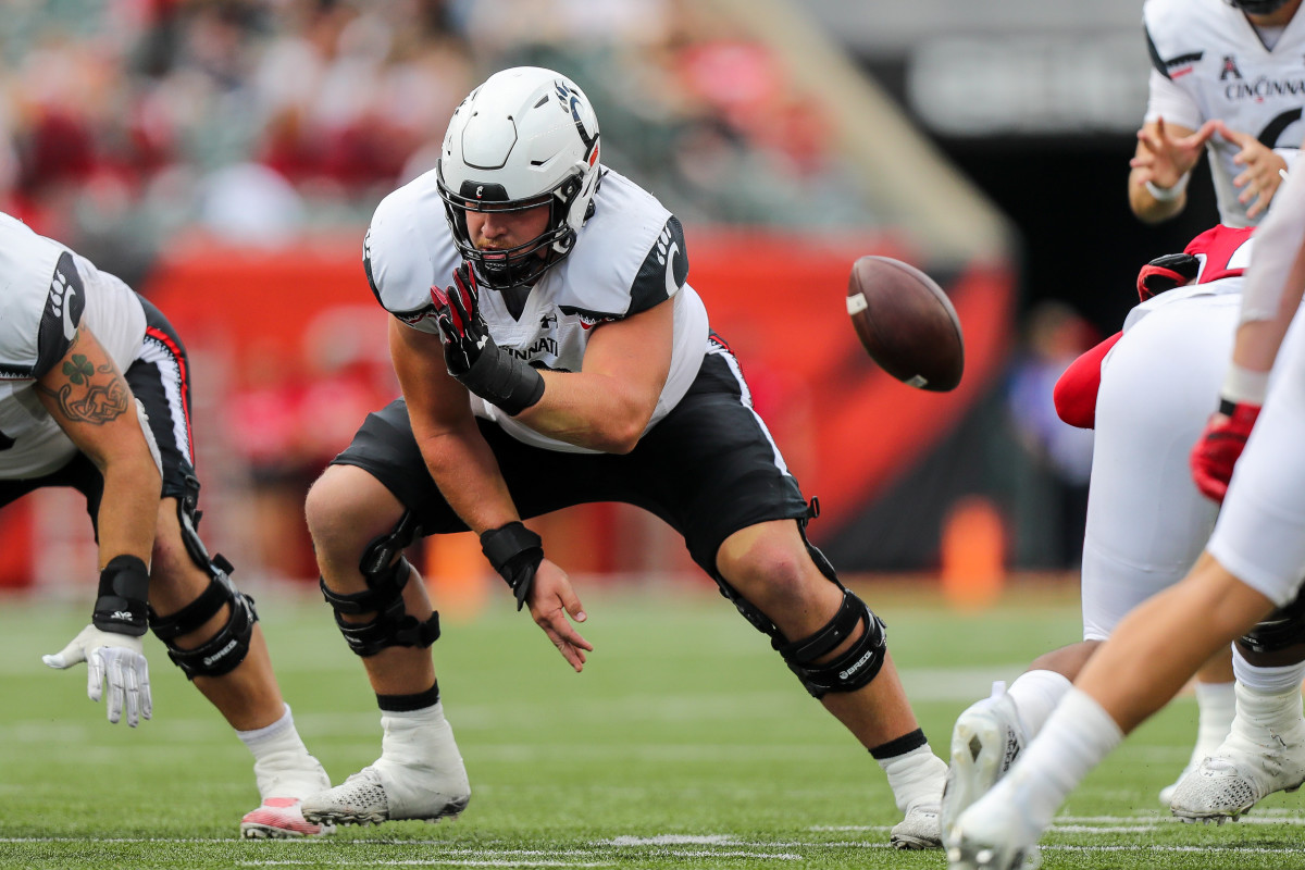 Cincinnati Football Center Gavin Gerhardt on UC's Offensive Line ...