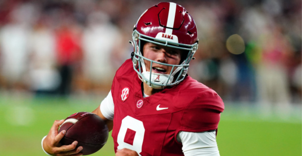 Alabama QB change: Crimson Tide to start Tyler Buchner in USF game ...