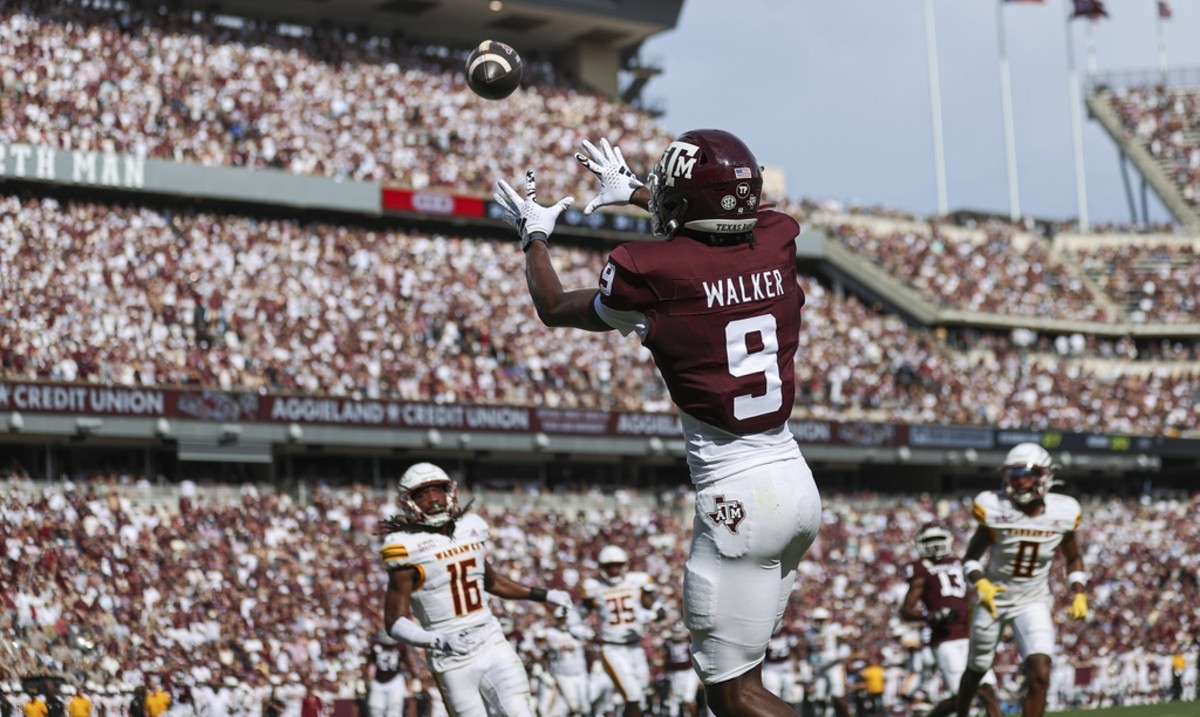 Texas A&M Aggies Starting WR Noah Thomas Out Against Auburn - Sports ...
