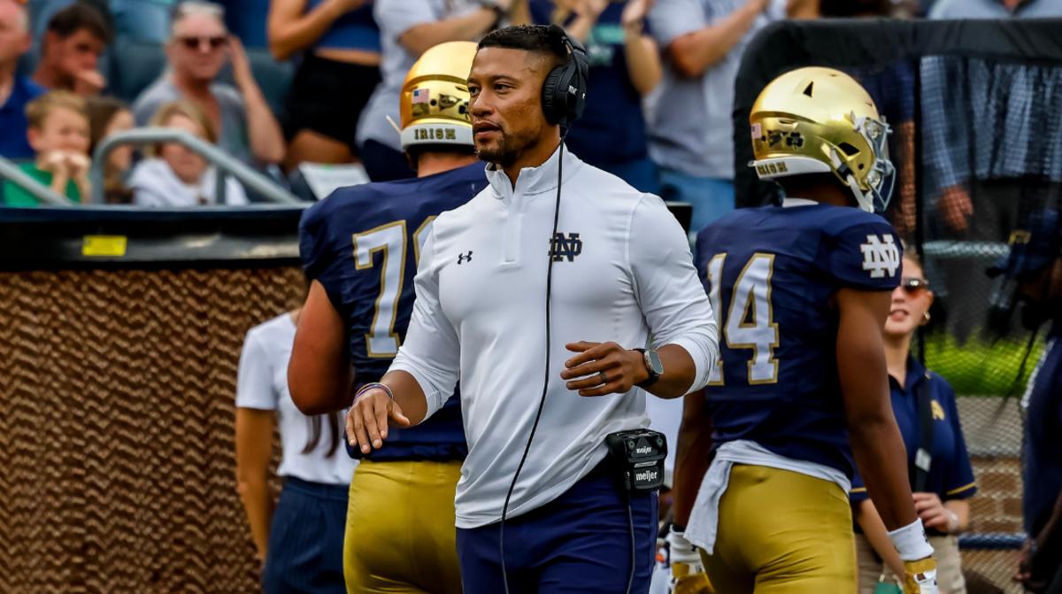 Notre Dame Notebook: Marcus Freeman Talks Defense, Sam Hartman, Audric ...