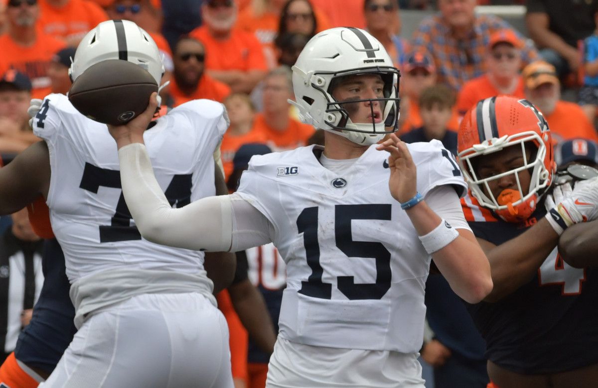 Penn State Quarterback Drew Allar Plays an Underrated Game Vs. Illinois ...