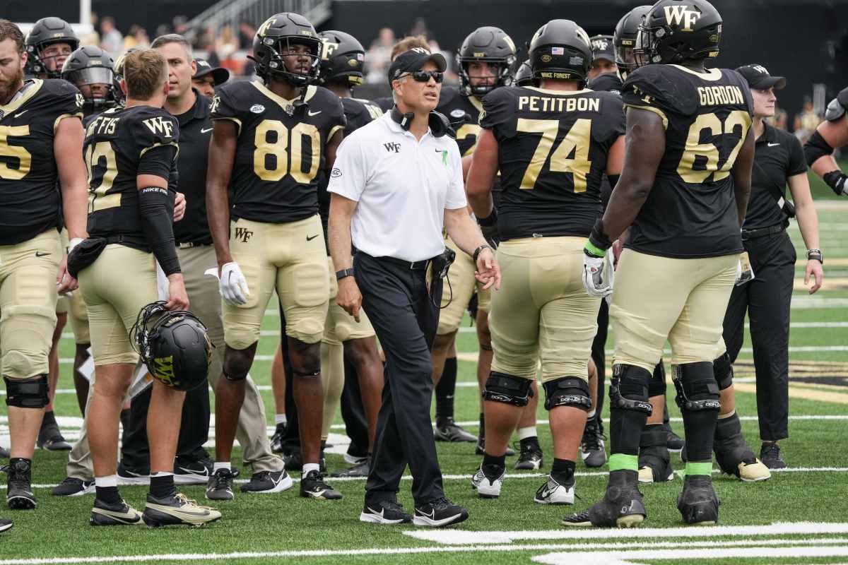 Wake Forest head coach Dave Clawson gives thoughts on matchup with ...