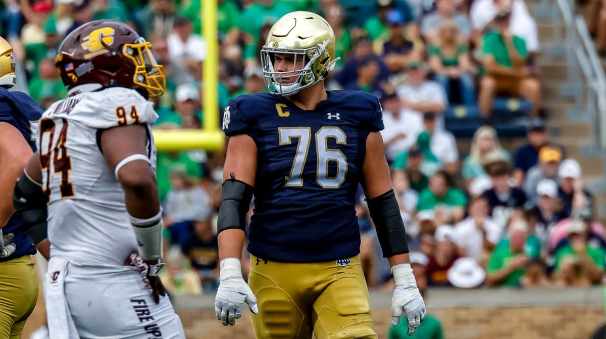 Notre Dame Tackle Joe Alt Earns Sporting News All-American Honors ...