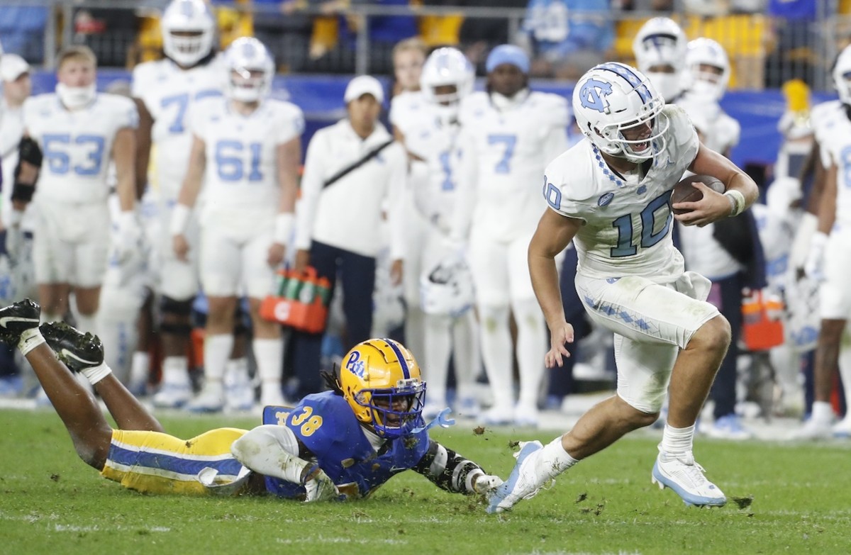 Pitt Panthers Can't Contain Drake Maye In Loss To North Carolina ...