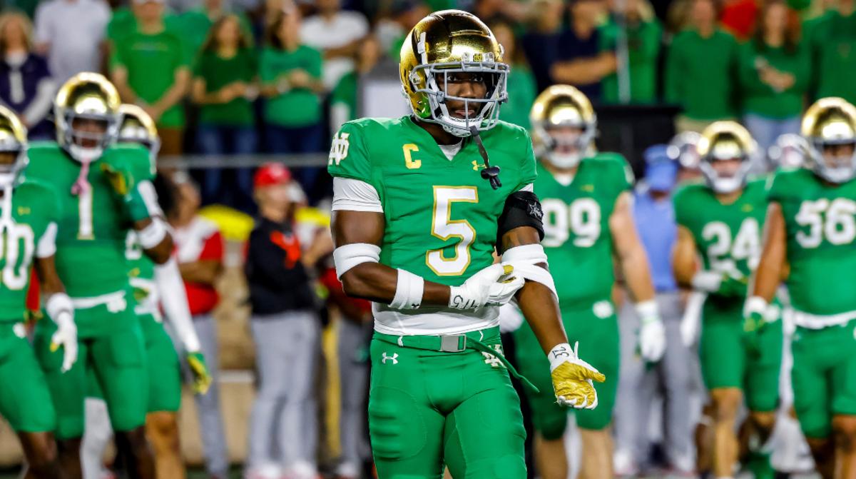 Notre Dame CB Cam Hart Hopes To Continue His Rise At 2024 NFL Scouting ...