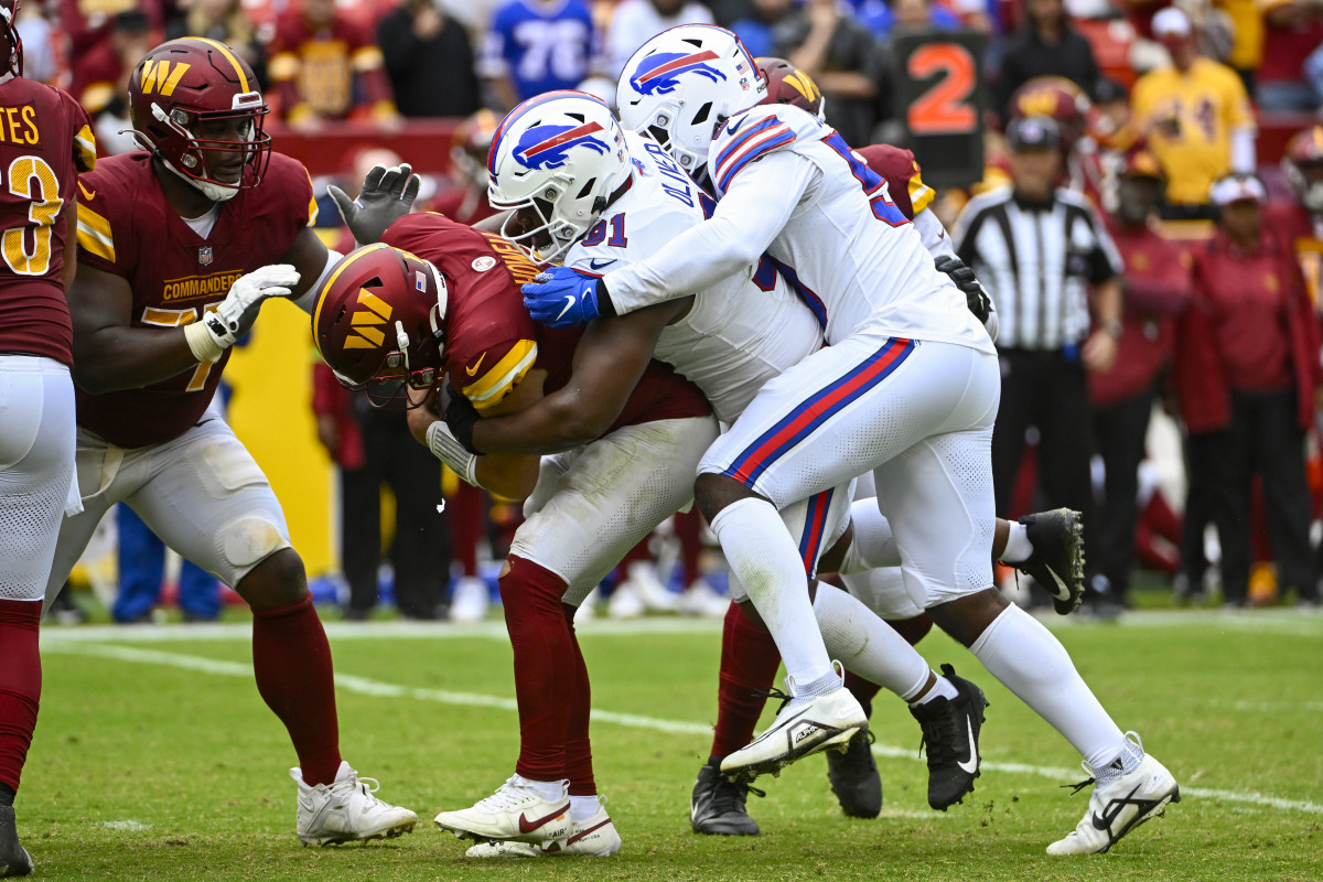Commanders' Sam Howell on Bills Defense: 'They Have The Advantage ...