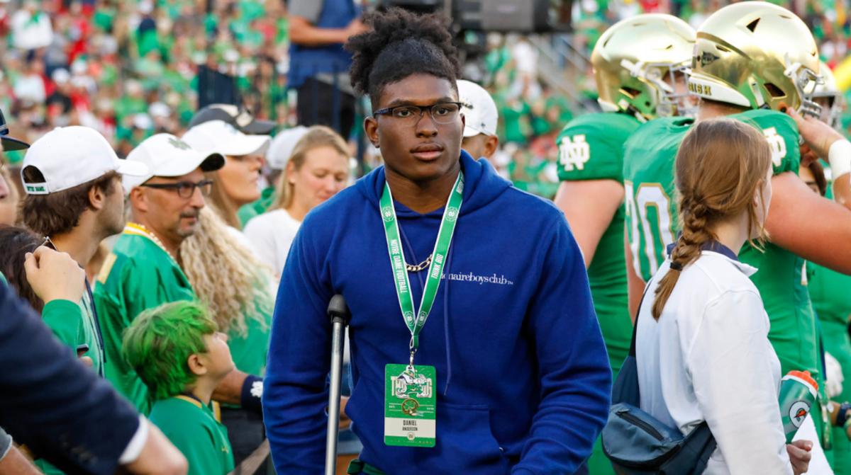 Running Back Daniel Anderson Recaps Notre Dame Commitment - Sports ...