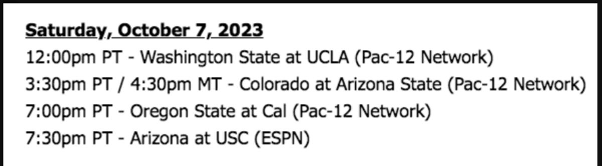 Cal's Oct. 7 Game Against Oregon Set for a Night Kickoff - Sports ...