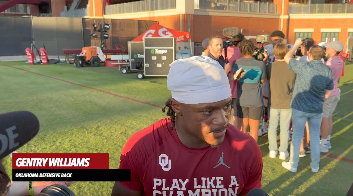 WATCH: Oklahoma DB Gentry Williams Interview - Sports Illustrated ...