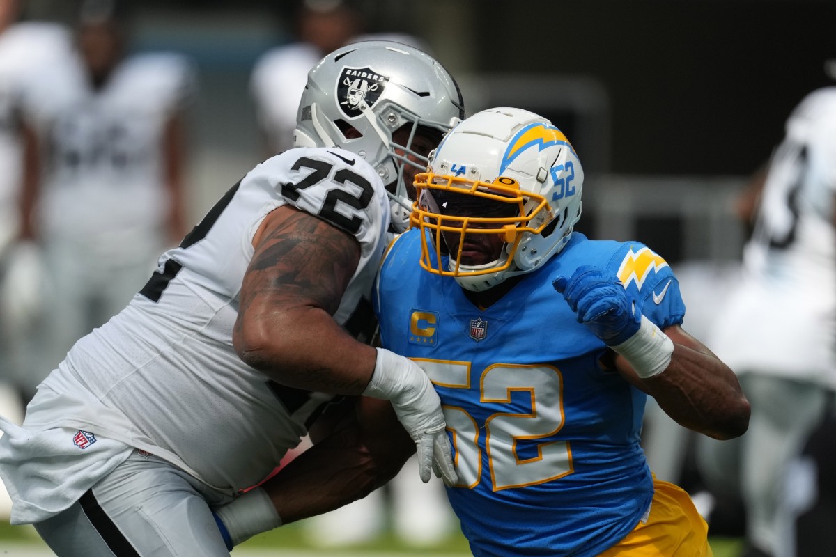 Las Vegas Raiders face former Raiders against the Chargers - Sports ...