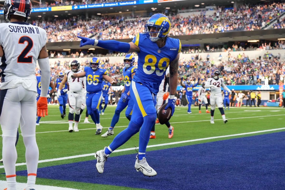 Los Angeles Rams Weapons Tyler Higbee, Tutu Atwell Full Participants ...