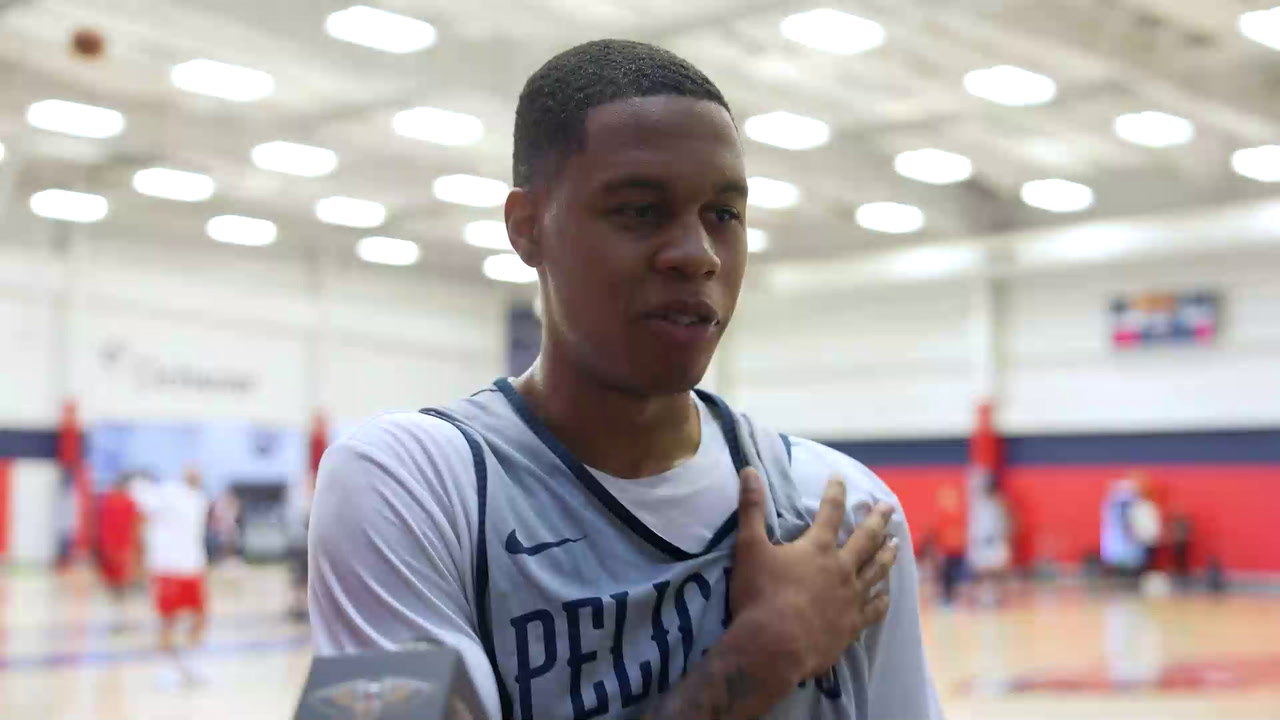 Jordan Hawkins Interview at Pelicans Training Camp - Sports Illustrated ...