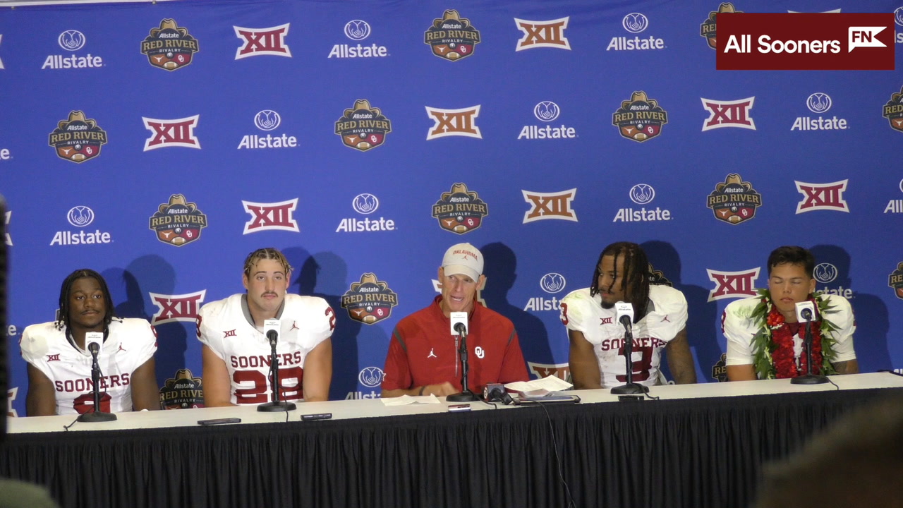 WATCH: Oklahoma Red River Rivalry Postgame Press Conference - Sports ...