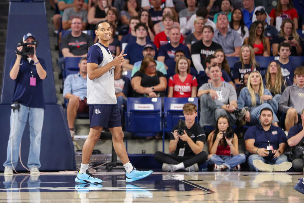 Photos: Gonzaga basketball fans get first look at revamped team during Kraziness in the Kennel ...