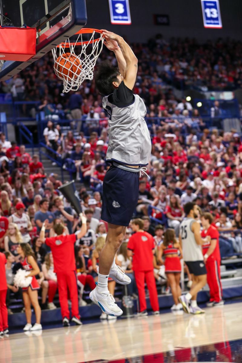 Photos: Gonzaga basketball fans get first look at revamped team during Kraziness in the Kennel ...