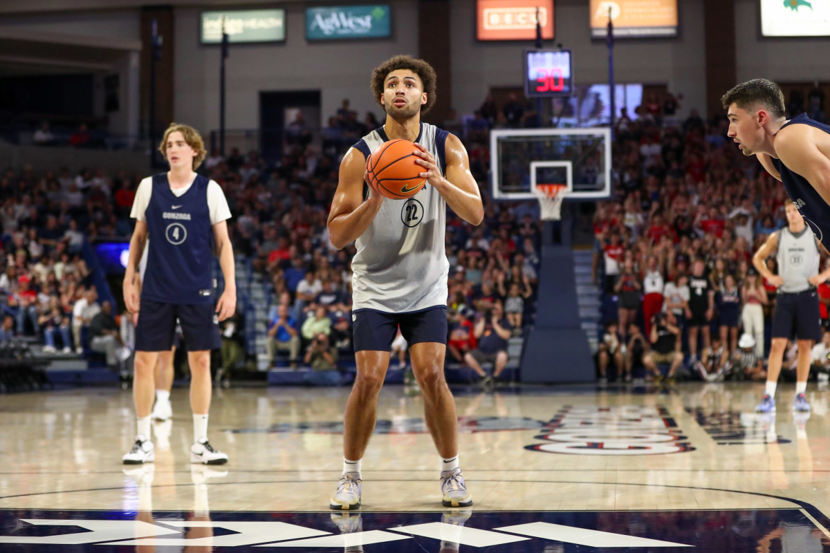 Photos: Gonzaga basketball fans get first look at revamped team during Kraziness in the Kennel ...