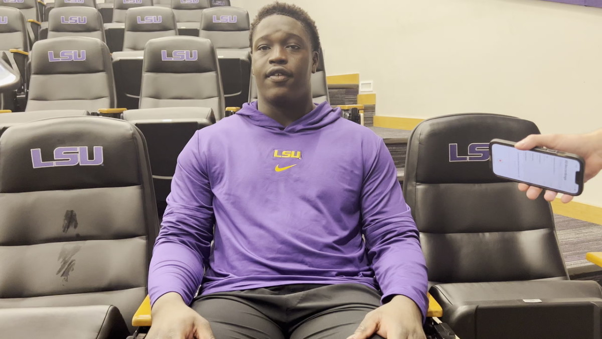 VIDEO: LSU OL Emery Jones Discusses The Offensive Success - Sports ...