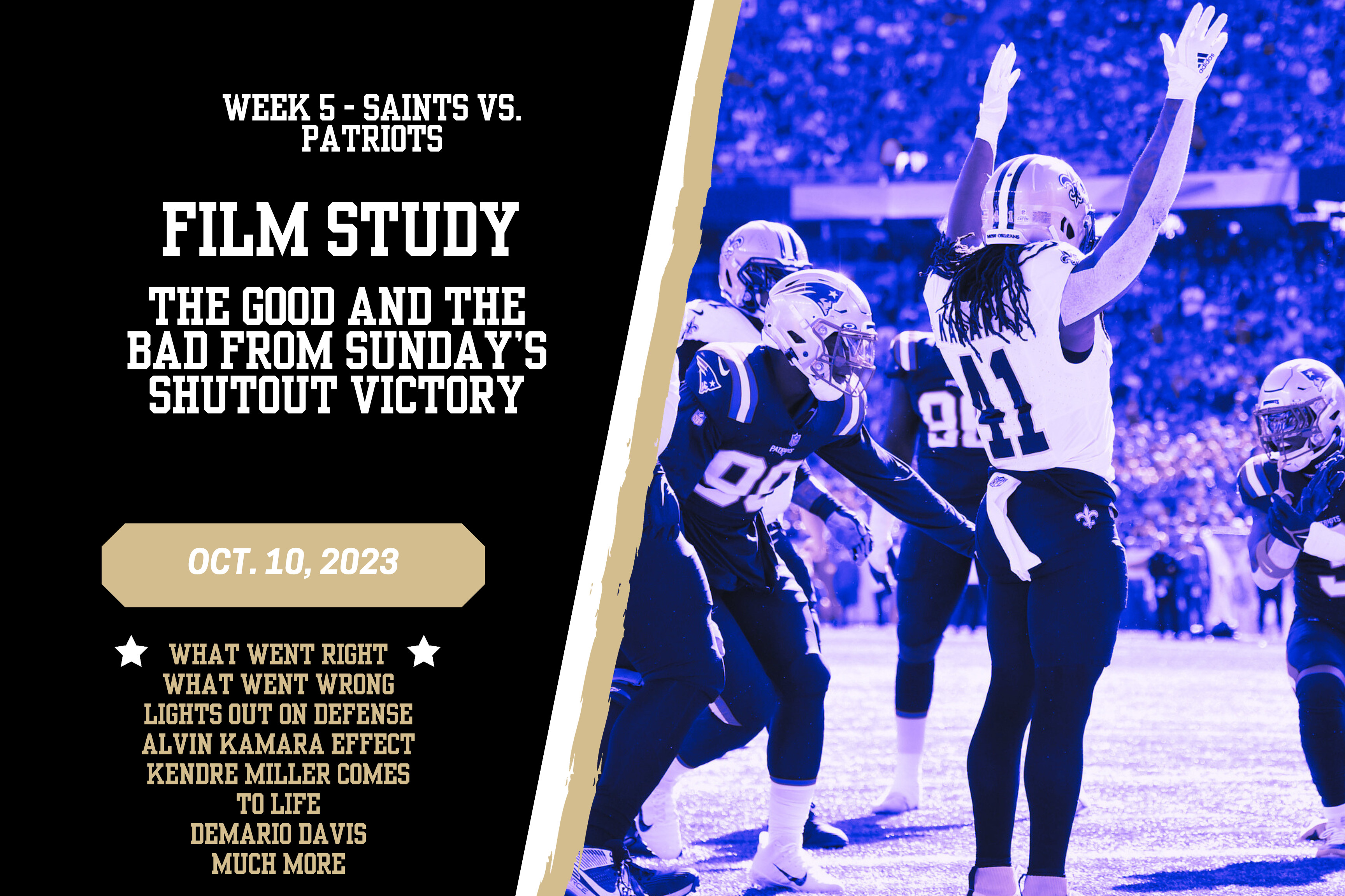 Saints Film Study vs. Patriots - Week 5 - Sports Illustrated New ...