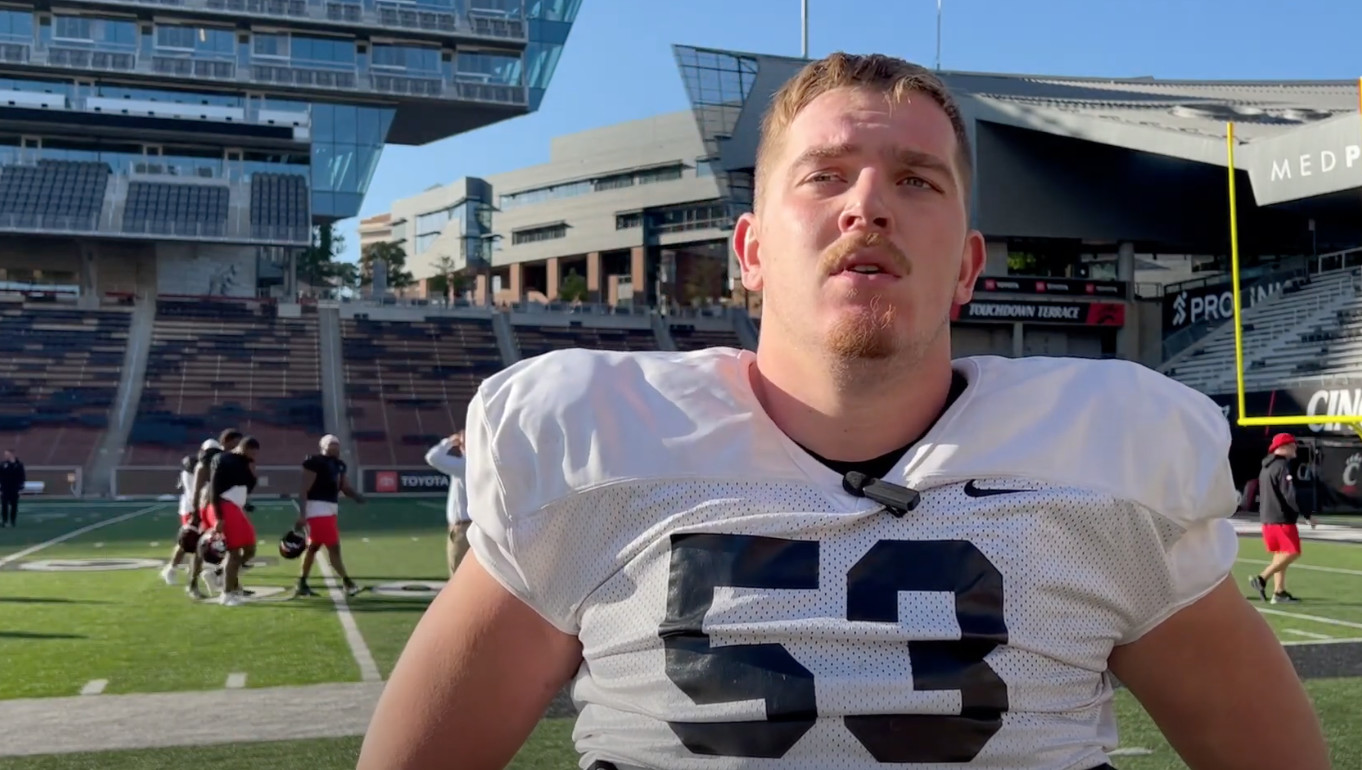 Watch: Cincinnati Football Center Gavin Gerhardt Dives Into Bye Week ...