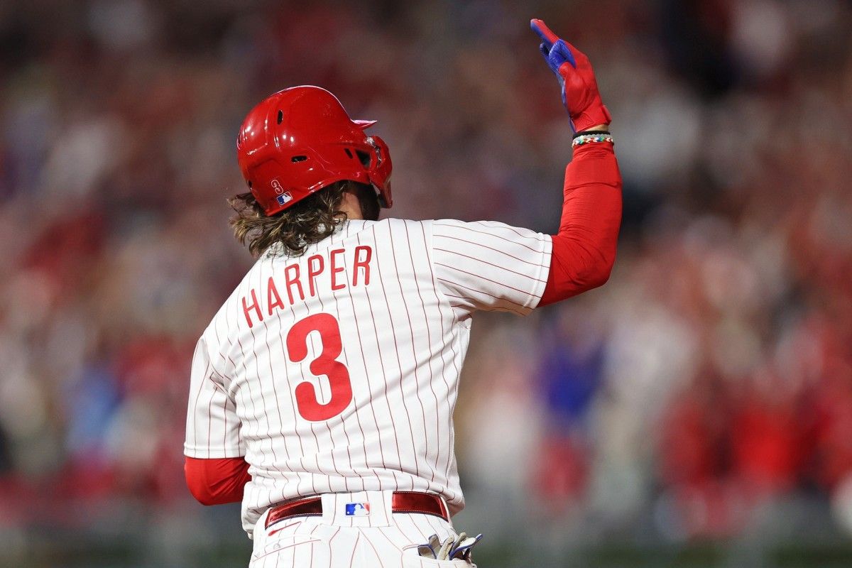 Bryce Harper Hits Two Historic Home Runs in Game 3 Drubbing of Atlanta ...