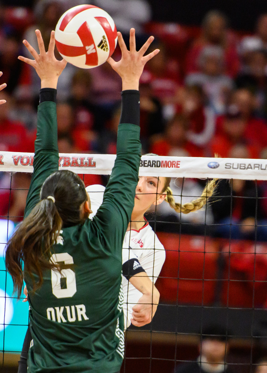 Gallery: Nebraska Volleyball Beats Spartans in Four Sets - All Huskers