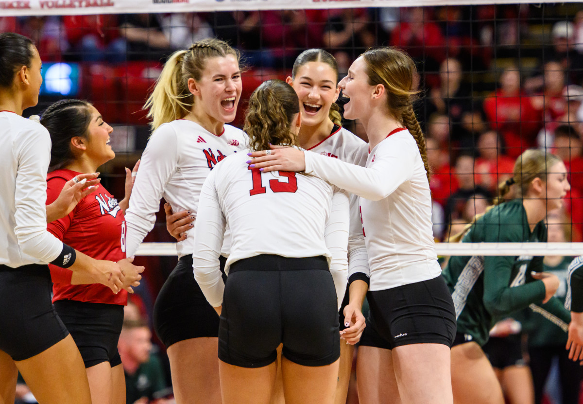 Gallery: Nebraska Volleyball Beats Spartans in Four Sets - All Huskers