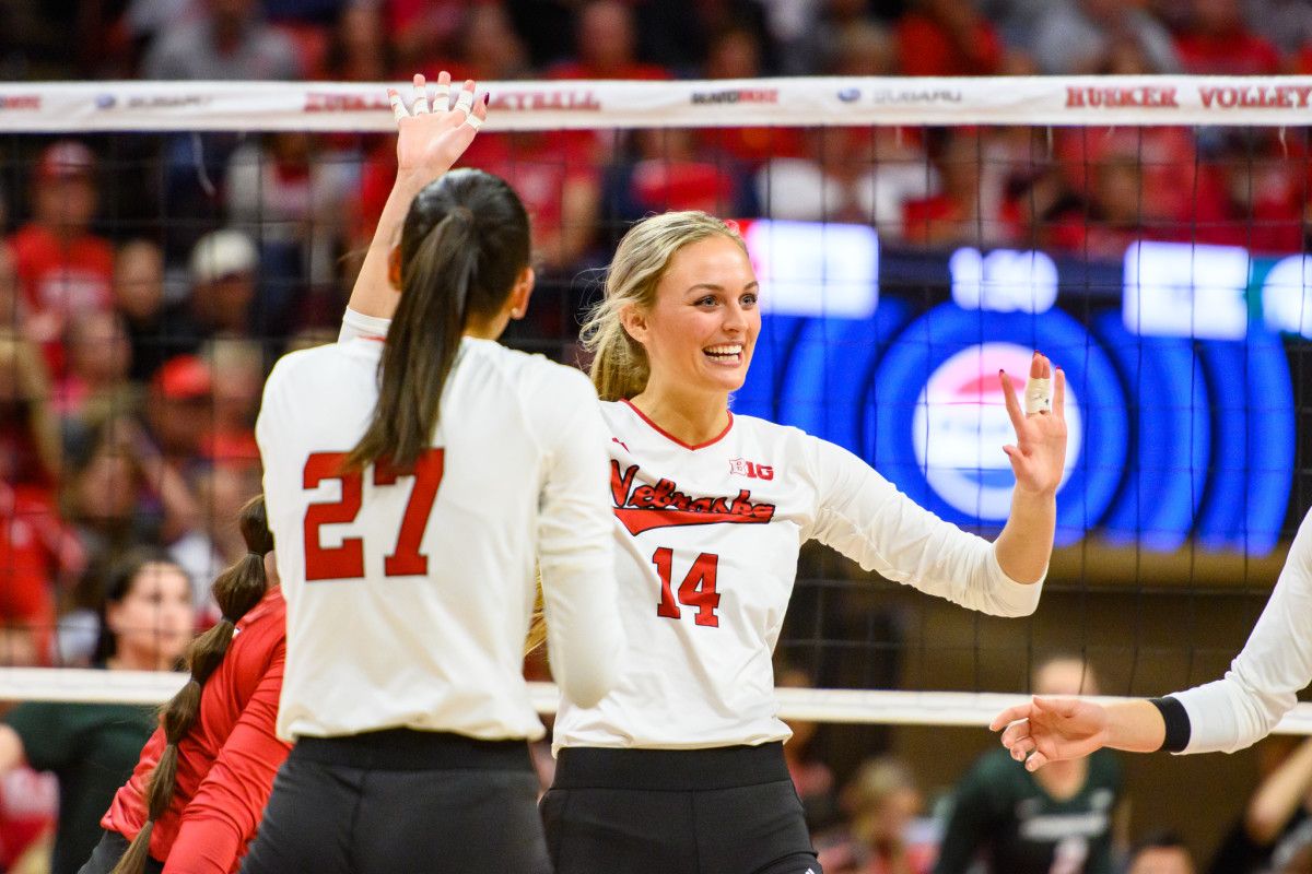 Gallery: Nebraska Volleyball Beats Spartans in Four Sets - All Huskers