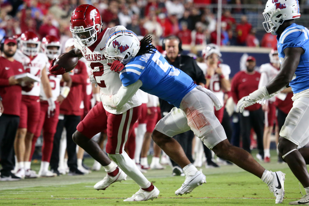 Ole Miss Rebels DB John Saunders Jr. Named to 2023 Midseason All ...