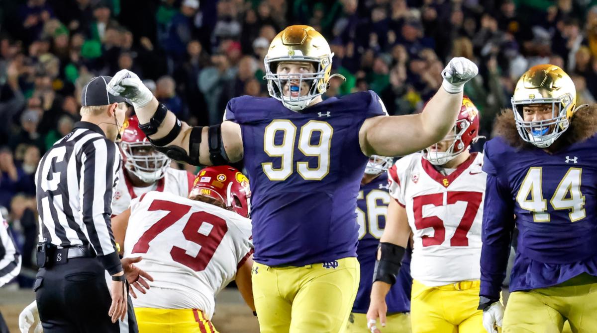 Rylie Mills Announces His Return To Notre Dame For 2024 - Sports ...