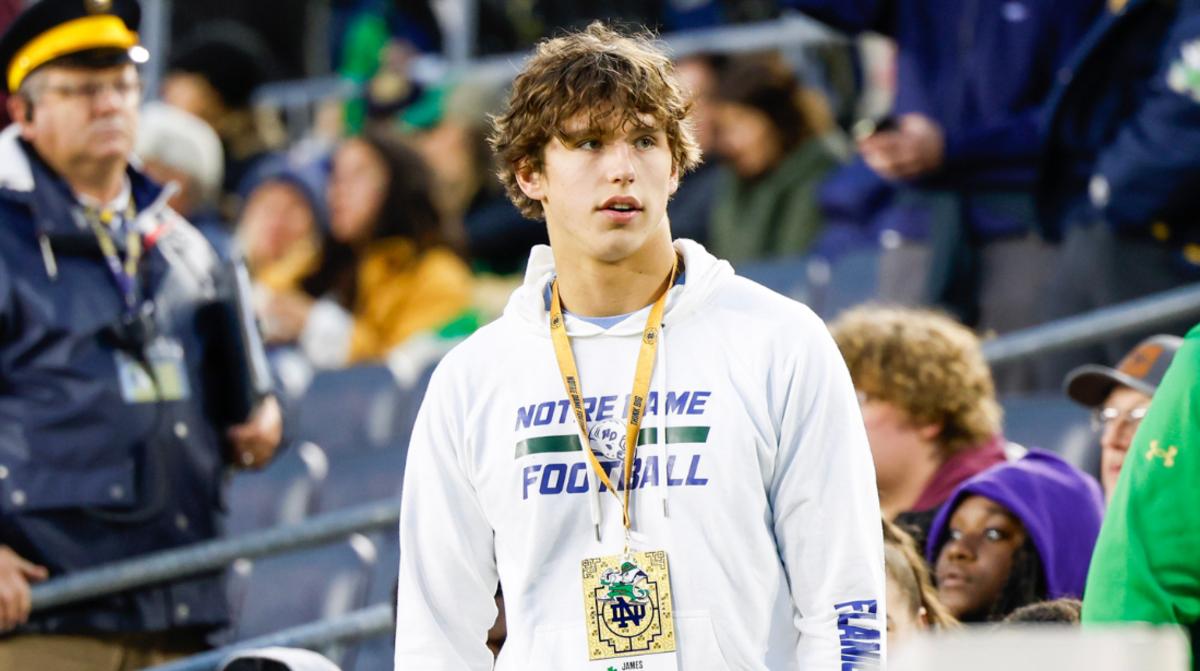 Tight End James Flanigan Recaps Awesome Notre Dame Visit - Sports ...