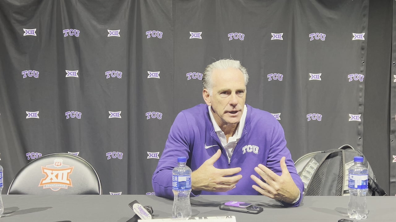 WATCH! TCU Men's Basketball Coach Jamie Dixon at Big 12 Tipoff - Sports ...