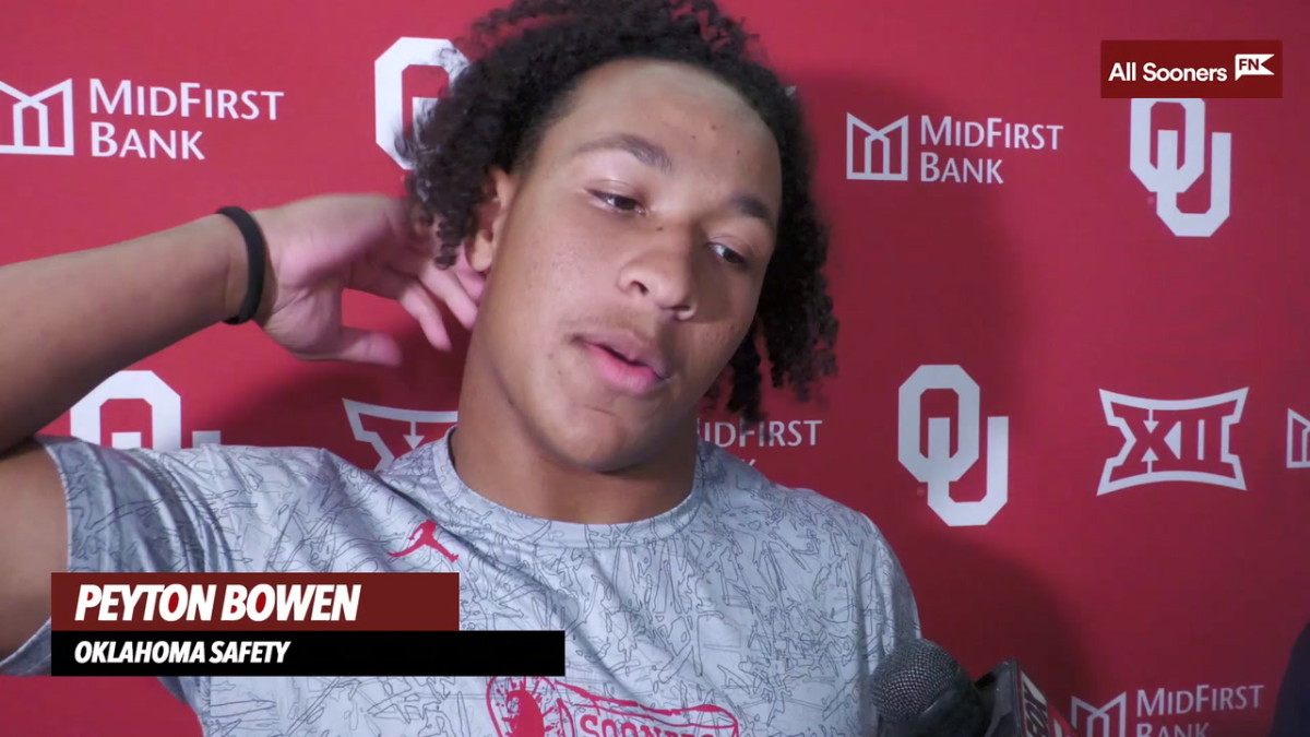 WATCH: Oklahoma DB Peyton Bowen Interview - Sports Illustrated Oklahoma Sooners News, Analysis ...