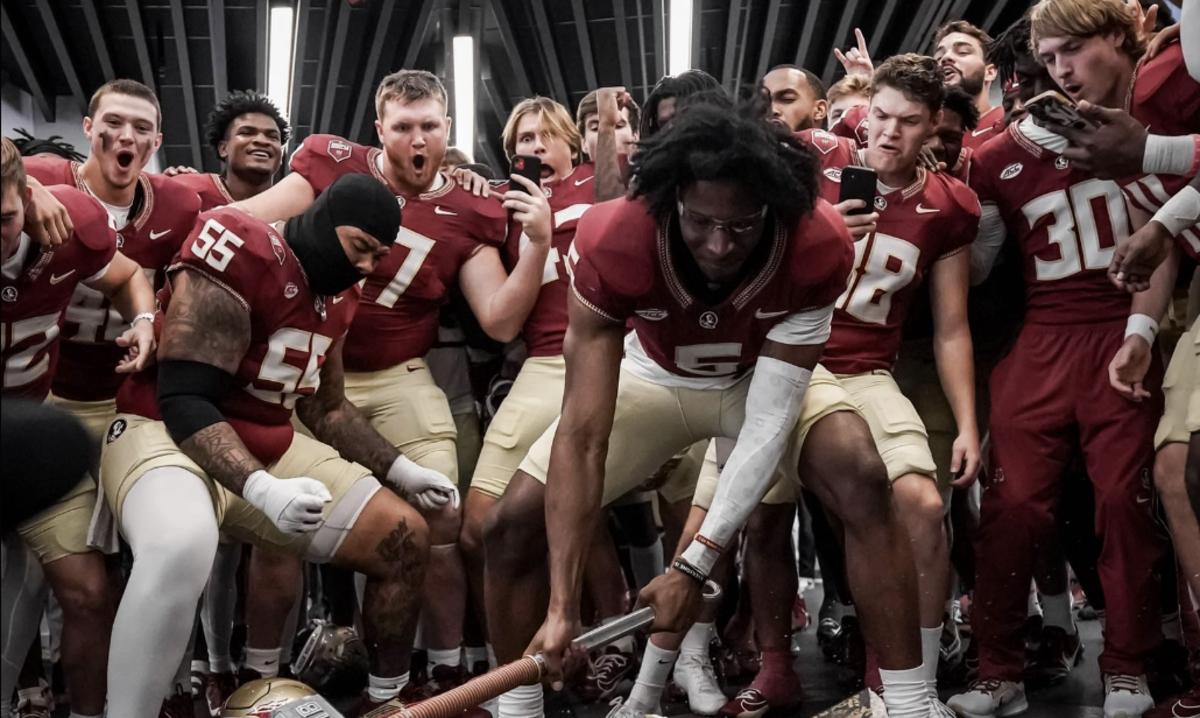 WATCH: Deuce Spann Breaks The Rock After Game-Changing Touchdown In ...