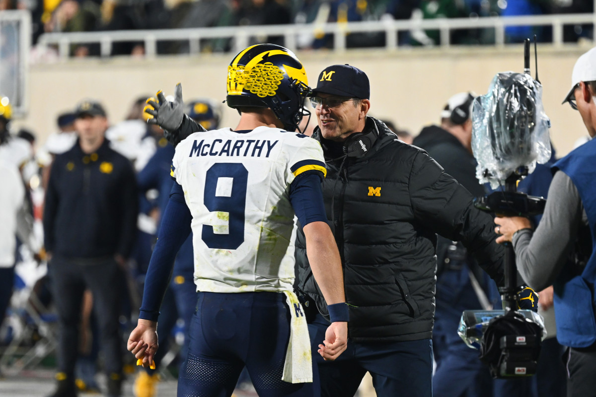 Jim Harbaugh Heaps Praise Onto JJ McCarthy - Sports Illustrated ...