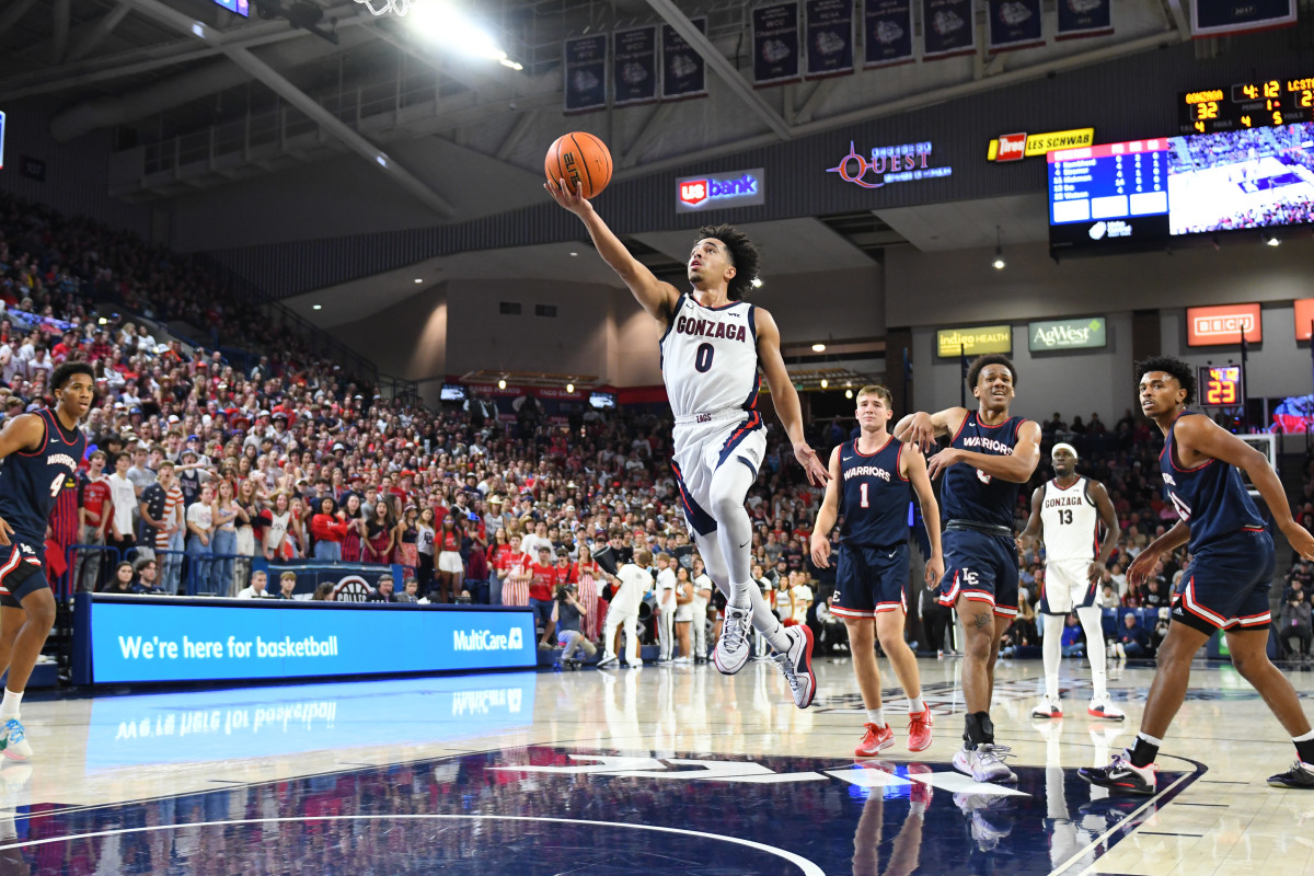 Graham Ike leads Gonzaga to exhibition win over Lewis-Clark State ...