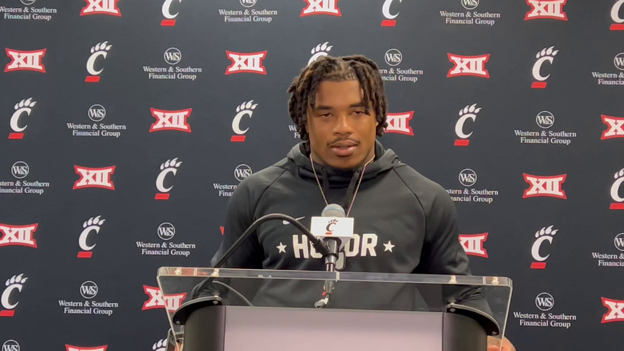 UC Running Back Corey Kiner UCF Postgame Presser - All Bearcats