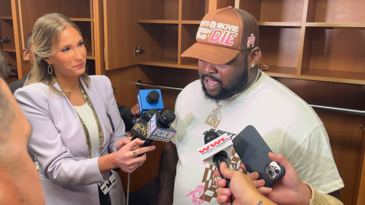 Khalen Saunders Post-Game Locker Room Interview - Week 9 - Sports ...