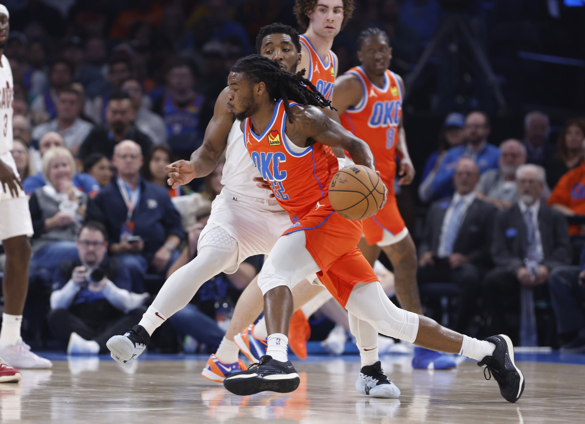 OKC Thunder: Cason Wallace Settling Into and Thriving in His Role ...