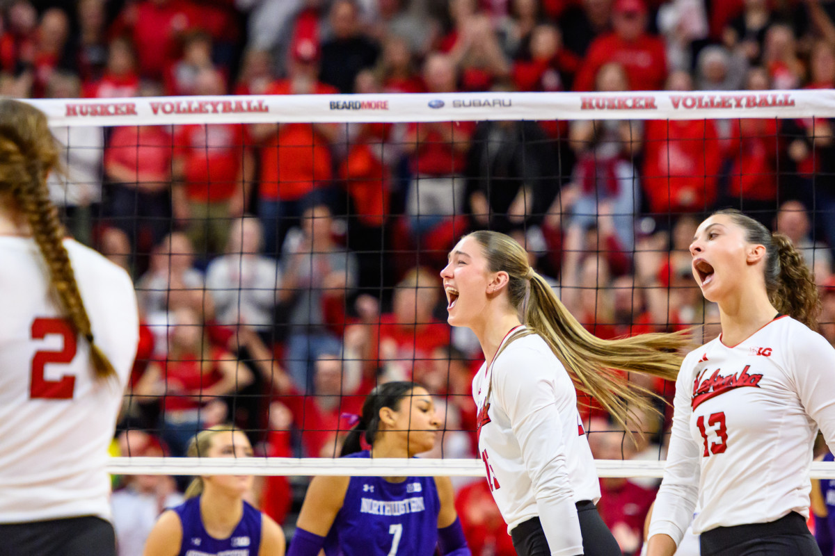 Gallery: Nebraska Volleyball Downs Northwestern in Four Sets - All Huskers