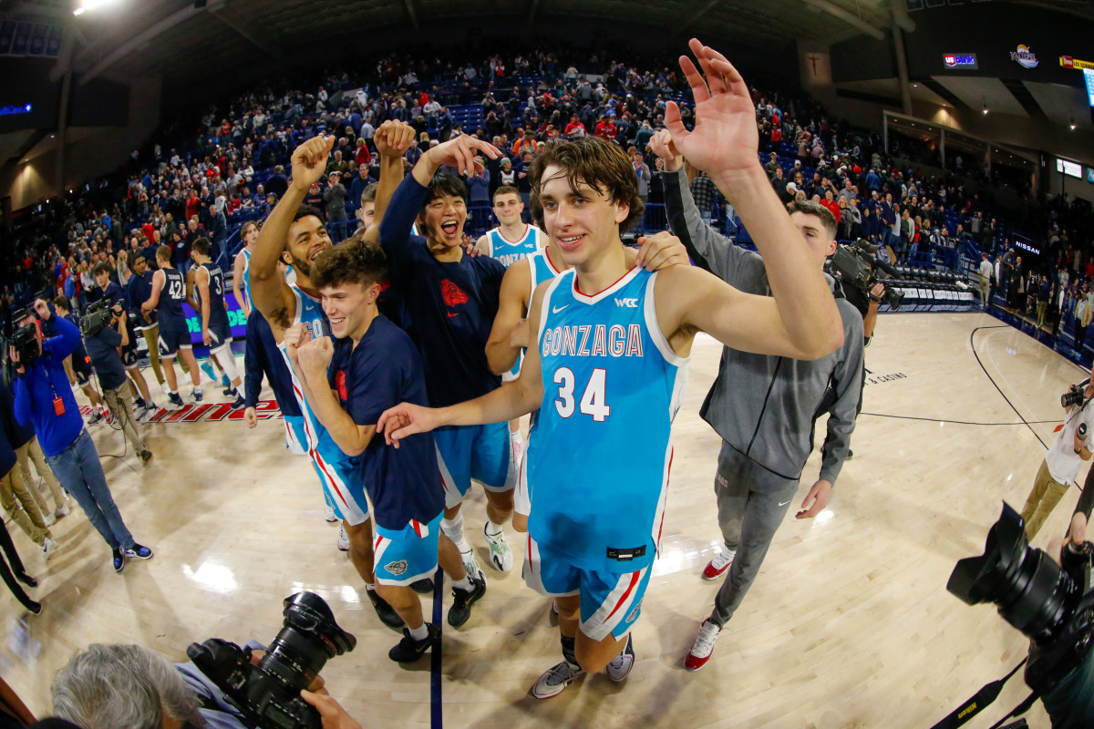 Photos: Gonzaga men's basketball wears Nike N7 uniforms in 2023-24 ...