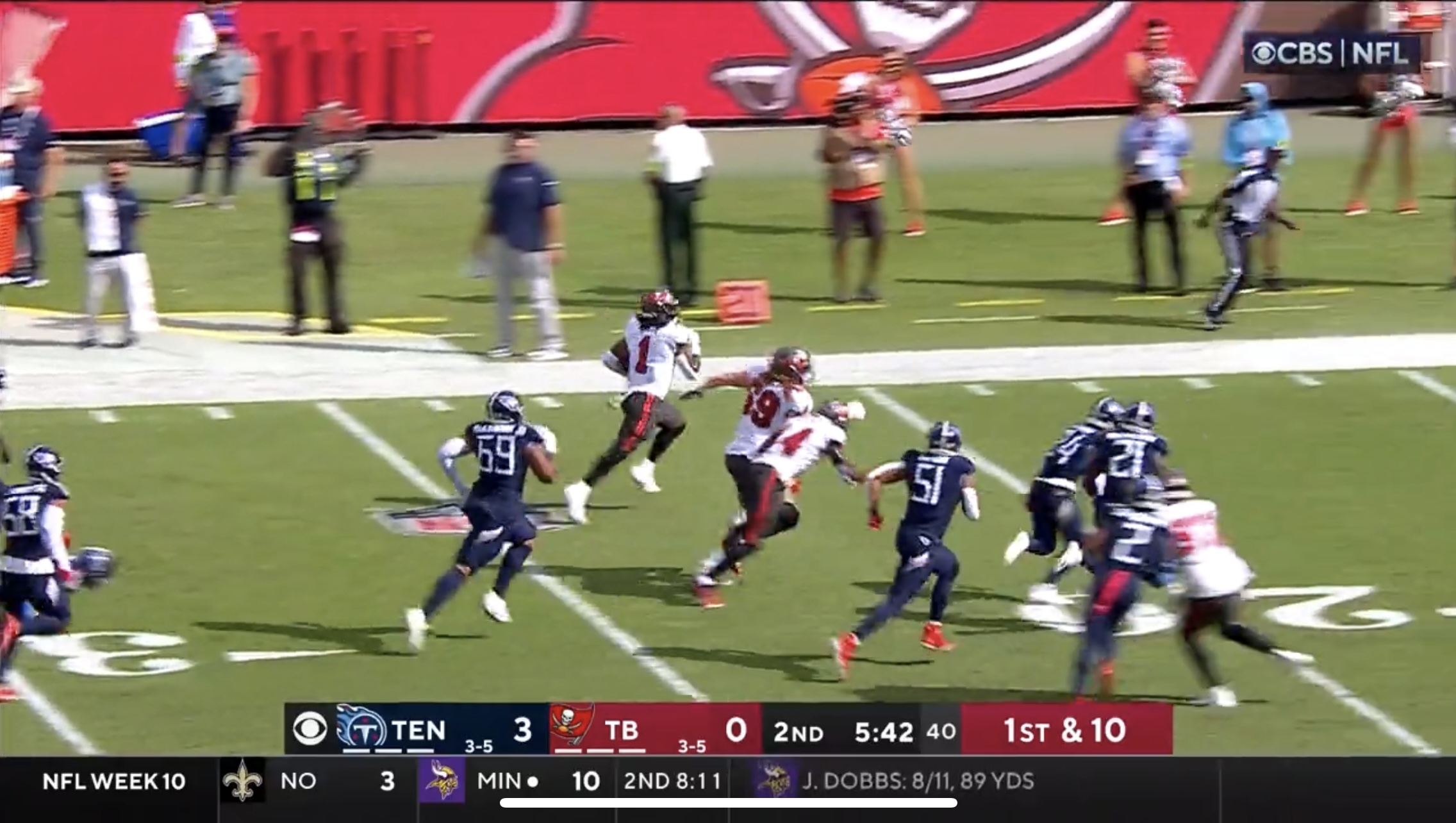 VIDEO: Buccaneers’ Running Back Rachaad White Scores Longest Touchdown ...