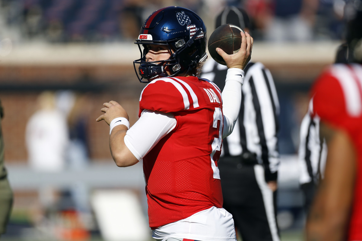 Rebels QB Jaxson Dart Still Undecided On Future With Ole Miss In 2024 ...
