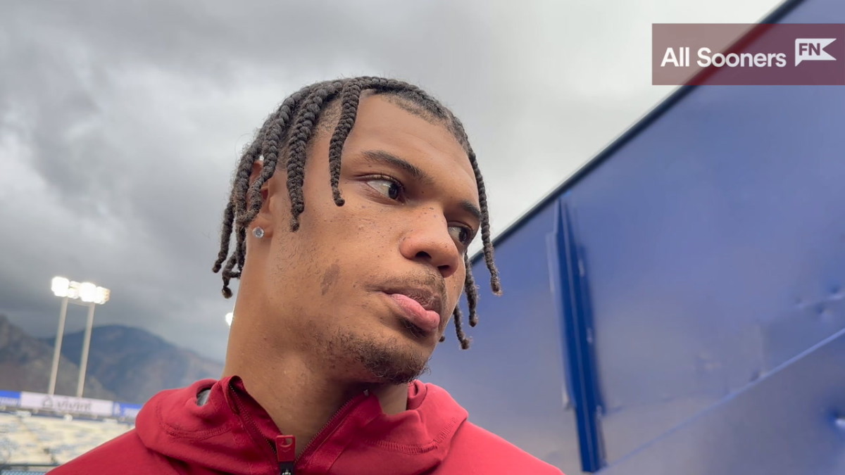 WATCH: Oklahoma WR Jayden Gibson BYU Postgame Interview - Sports ...