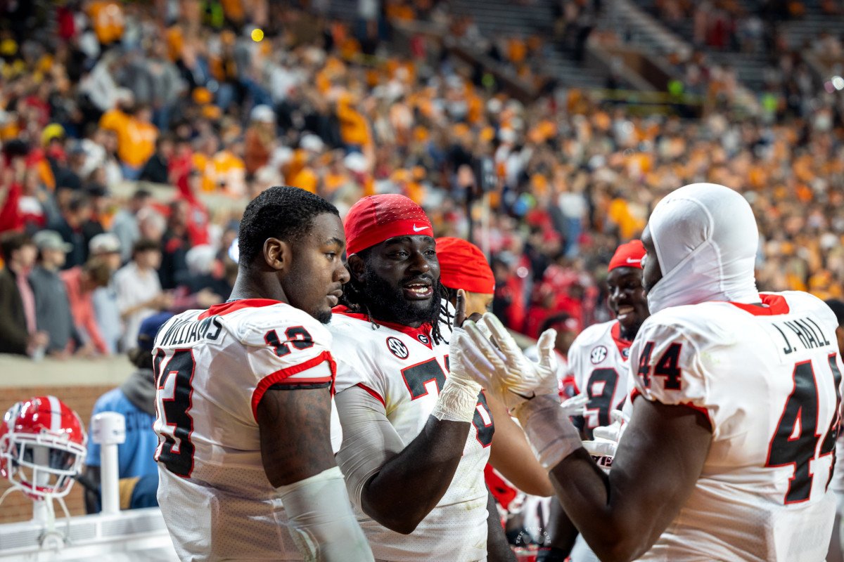 Georgia Football Photos From Bulldogs Beating Tennessee - Sports ...