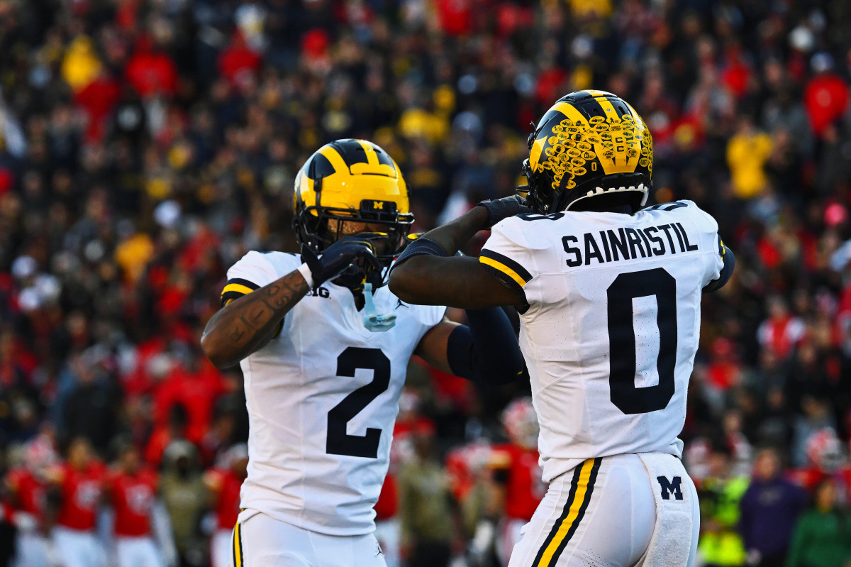 Michigan football DB Mike Sainristil named Big Ten DPOW after defeating ...